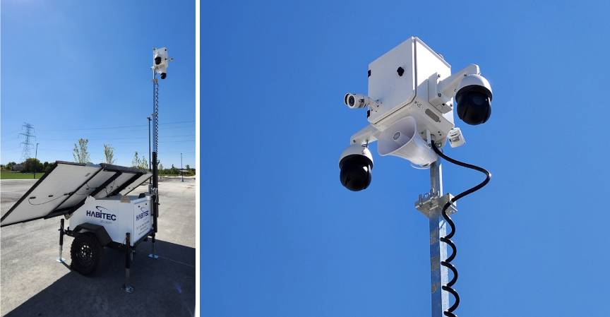 What Is a Mobile Surveillance Trailer? | Habitec Security